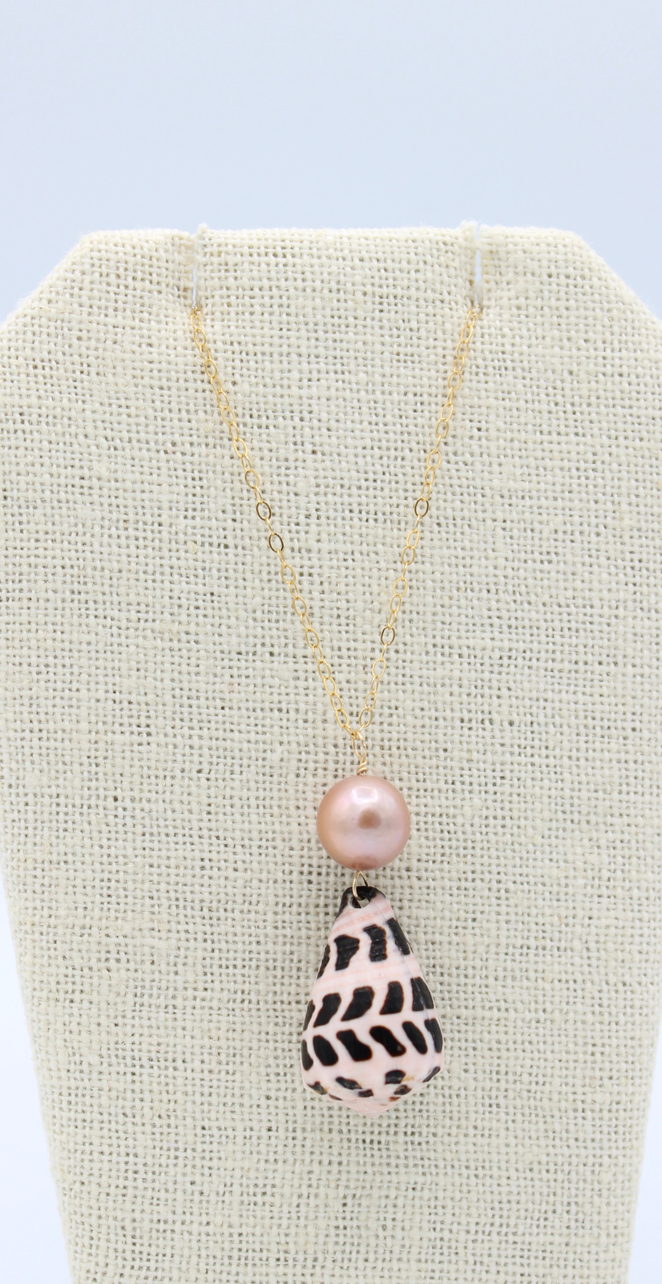 Pink Hebrew Cone Necklace – Kahakai HI Jewelry